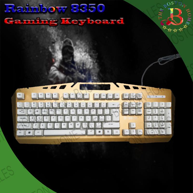 BOSTON HOME Rainbow 8350 Gaming Keyboard and Gaming Mouse Combo | Lazada PH