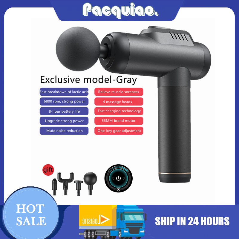 Massage Gun Muscle Massager Neck Cream Muscle-Relaxing Tool Electric ...
