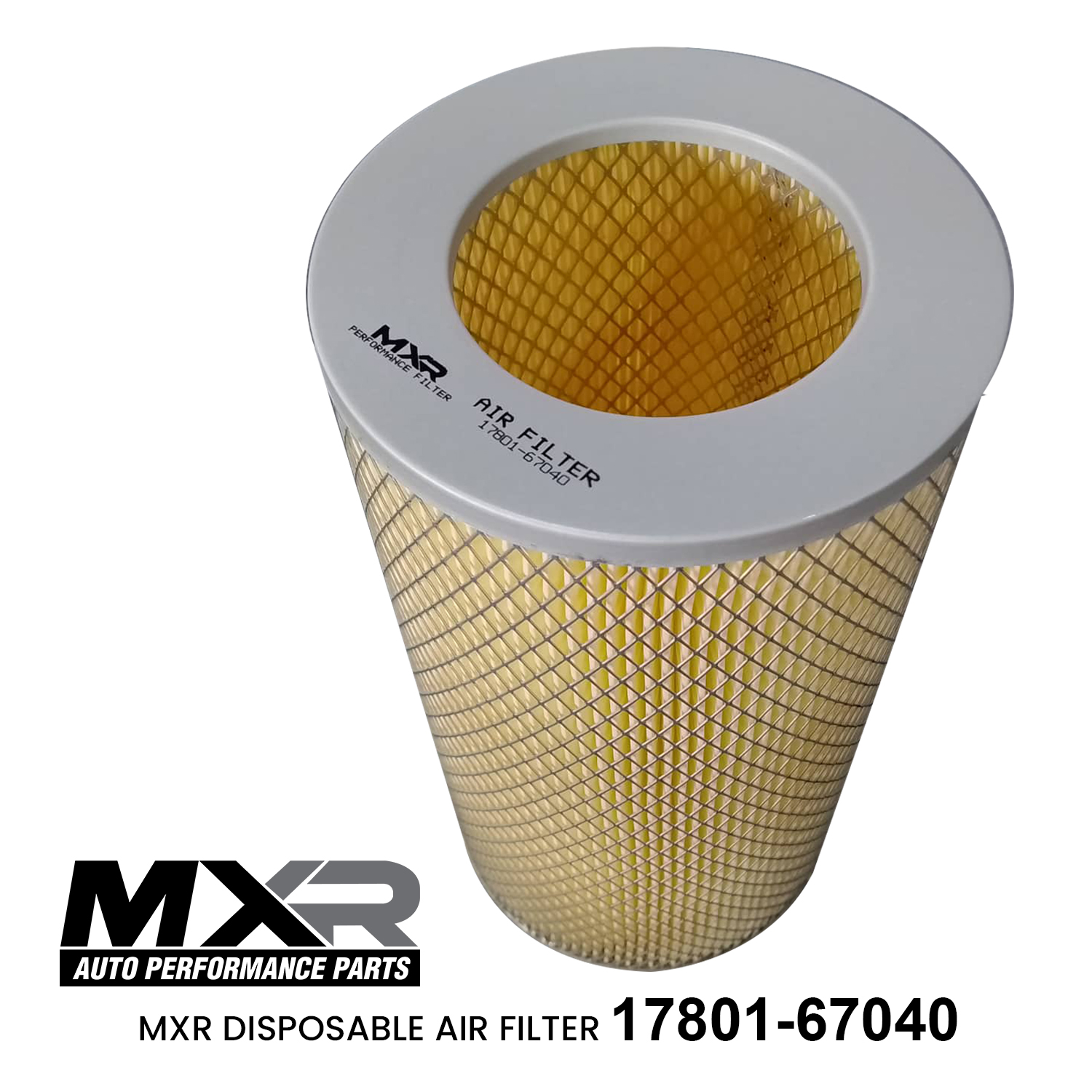 MXR DISPOSABLE AIR FILTER (17801-67040) FOR VAN COMMUTER 2.5 & TOYOTA ...