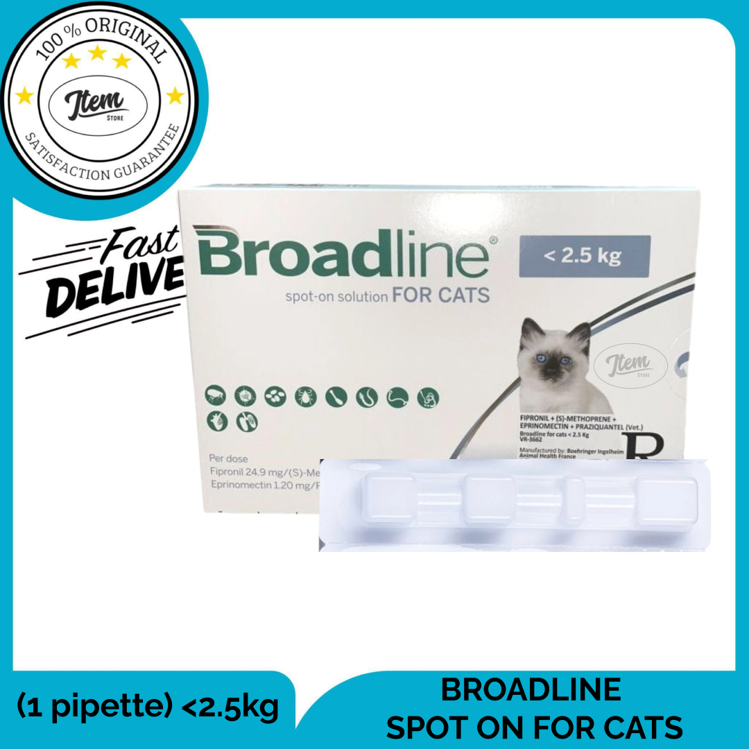 1 PC. BROADLINE SPOT ON SOLUTION FOR CATS