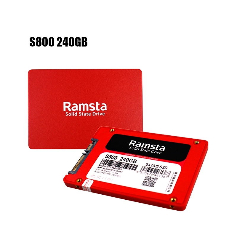 Ramsta SSD S800 Solid State Drive 120G 240G 480G SATA 3 2.5 Internal ...
