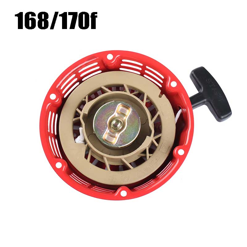 170F/190F Hand Pull Starter For Gasoline Generator Water Pump Lawn ...