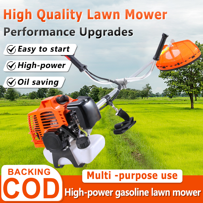 Gasoline Grass Cutter Two-stroke Heavy Duty Lawn Mower Multifunction ...