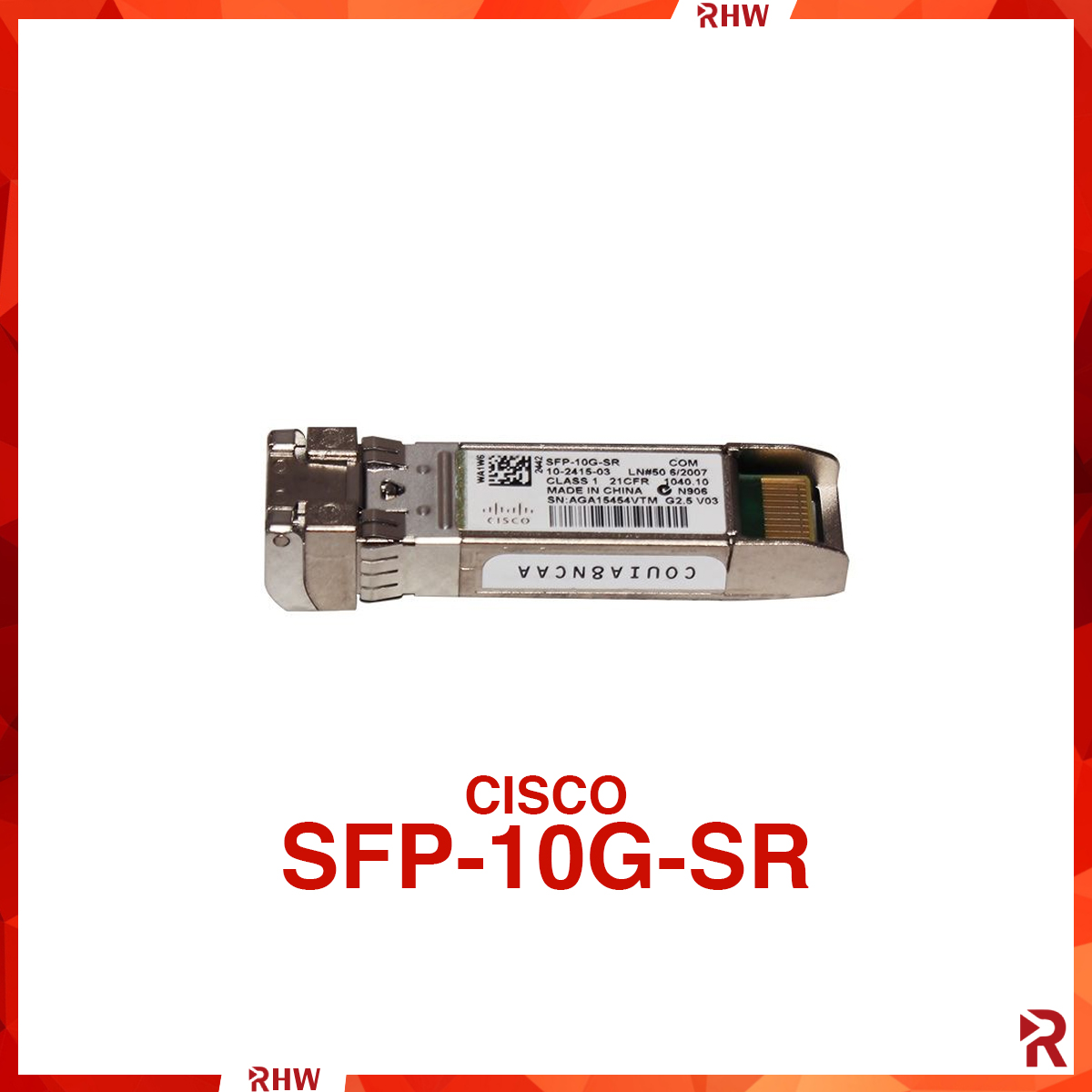 SFP-10G-SR Cisco SFP Module (mini-GBIC) Transceiver Plug-in Module ...