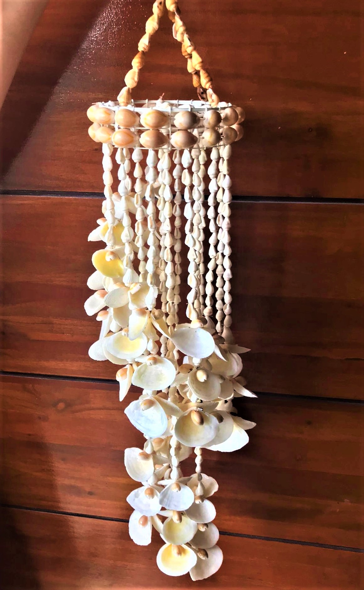 SEASHELLS Home Decor Wind chime Lamp Chandelier Hanging Ornament ...