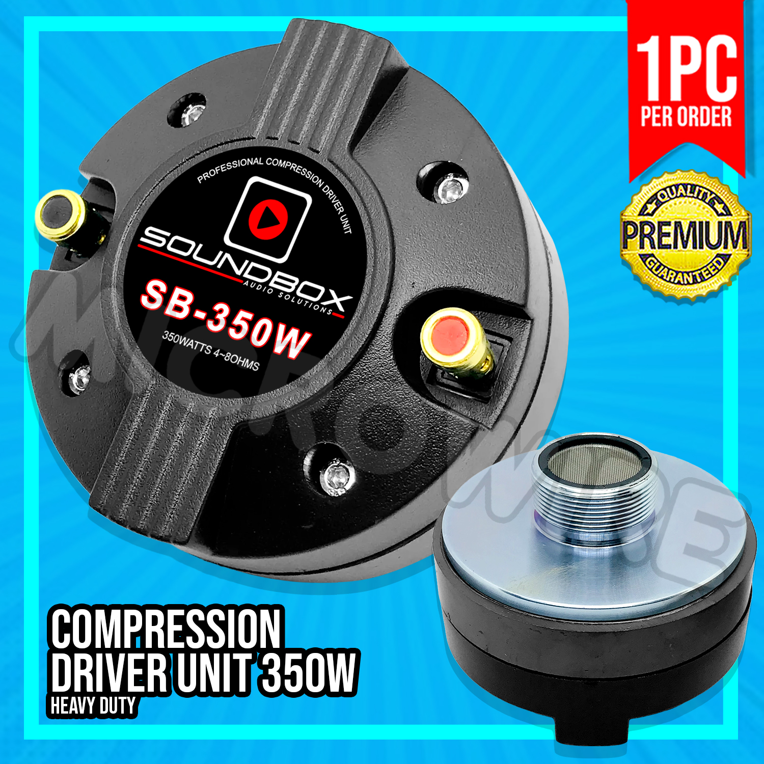 SOUNDBOX Compression Driver Unit 350W Heavy Duty (JBL Peavy Quality ...