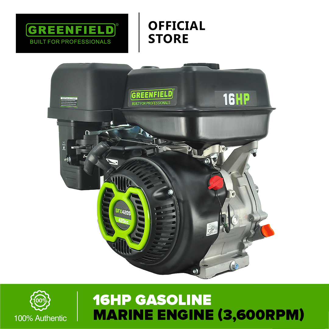 Greenfield Gasoline Engine Marine 16hp 3600RPM Rewind | Lazada PH