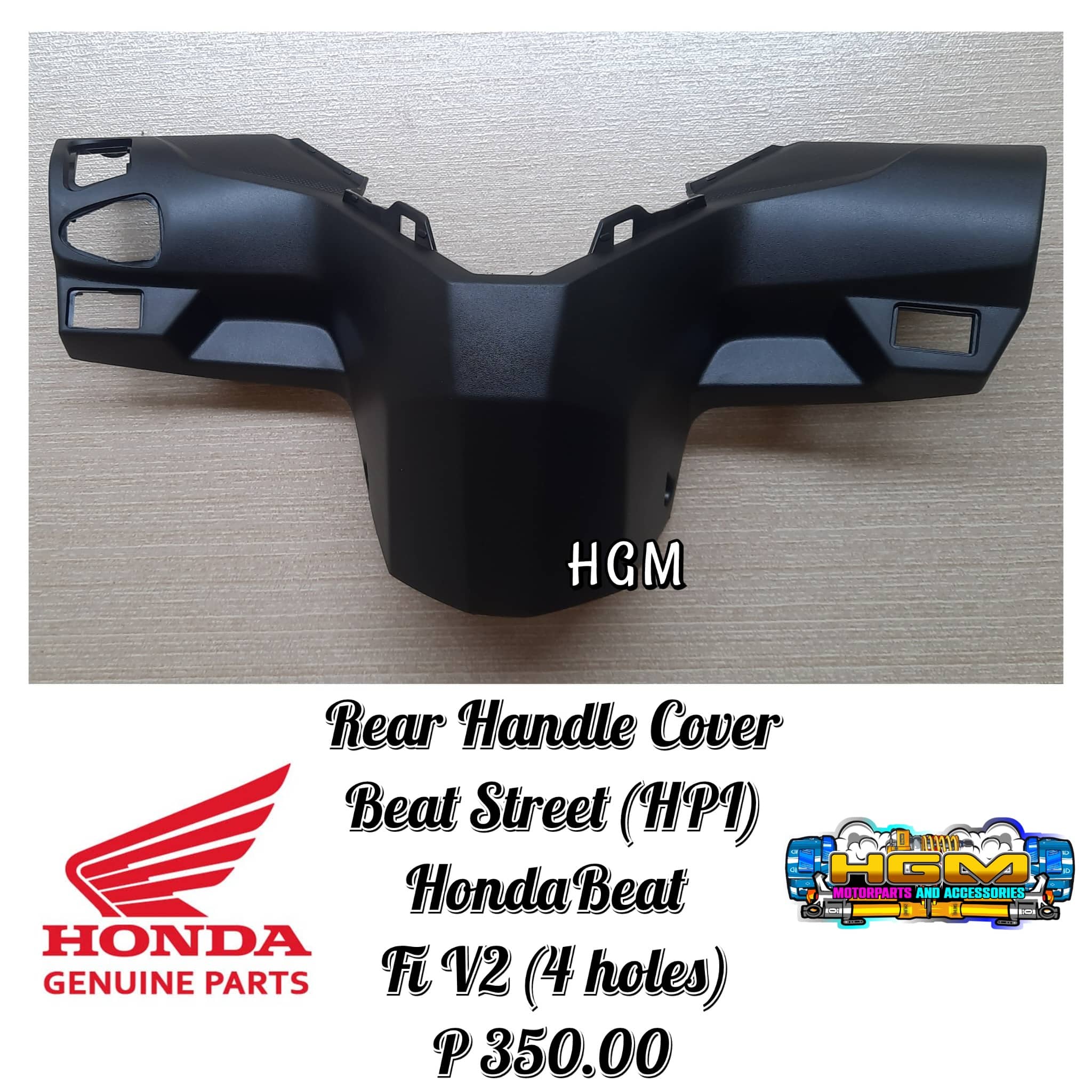 REAR HANDLE COVER (4 HOLES) FOR HONDA BEAT FI V2 HPI | 53206-K81-N00ZA ...