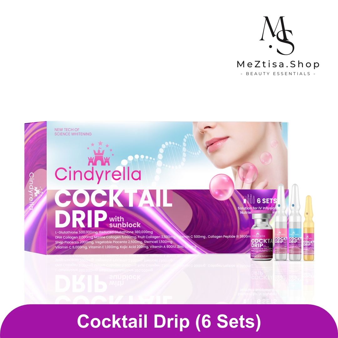 Cindyrella Cocktail Drip - with Glutathione | Collagen | Placenta ...
