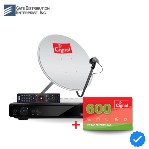 CIGNAL Prepaid HD Digital TV Box Receiver kit with FREE 2nd month load ...