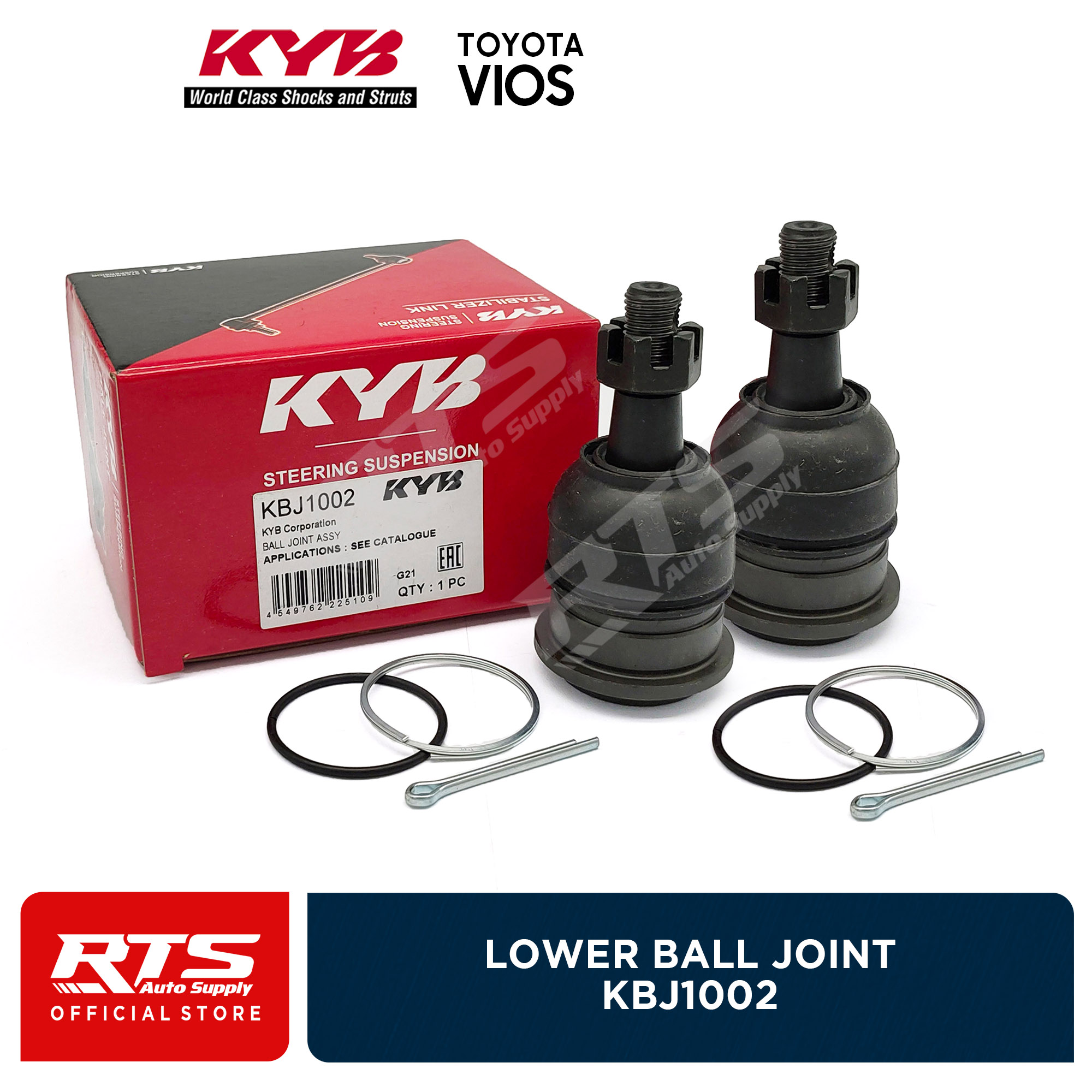 KYB KAYABA Lower Ball Joint for Toyota Vios (Superman) 2003-2018 ...