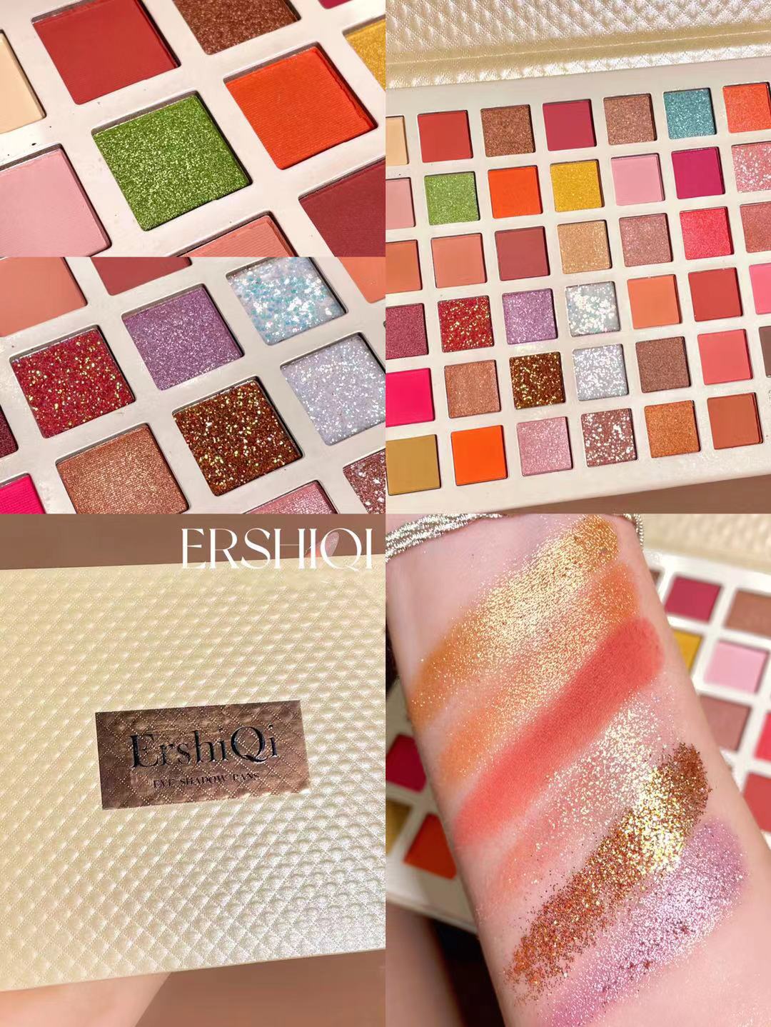 NEW ErshiQi Professional 42 Colour Matte Long Lasting Beauty Eyeshadow Palette | Lazada PH