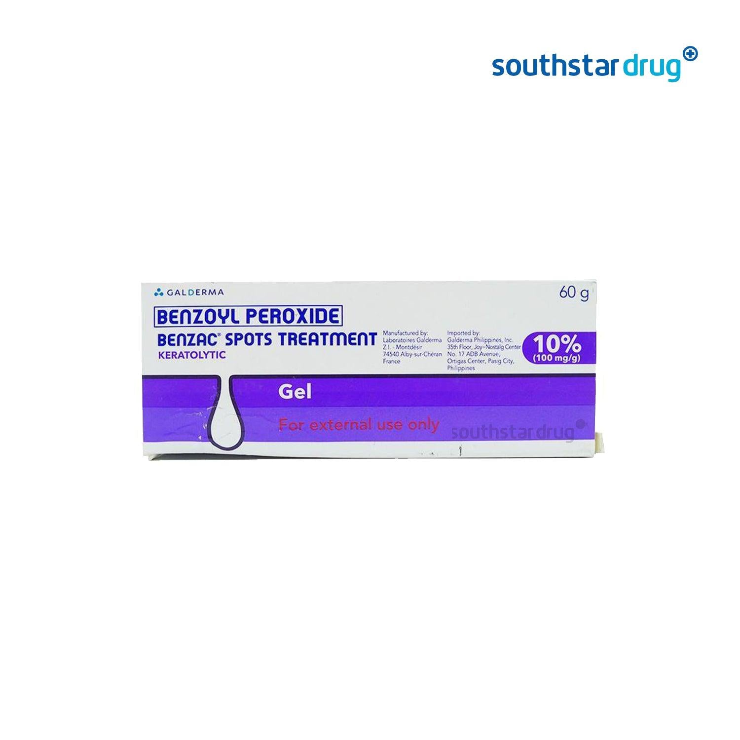 Benzac Spots Treatment 10% 60 G Gel | Lazada PH