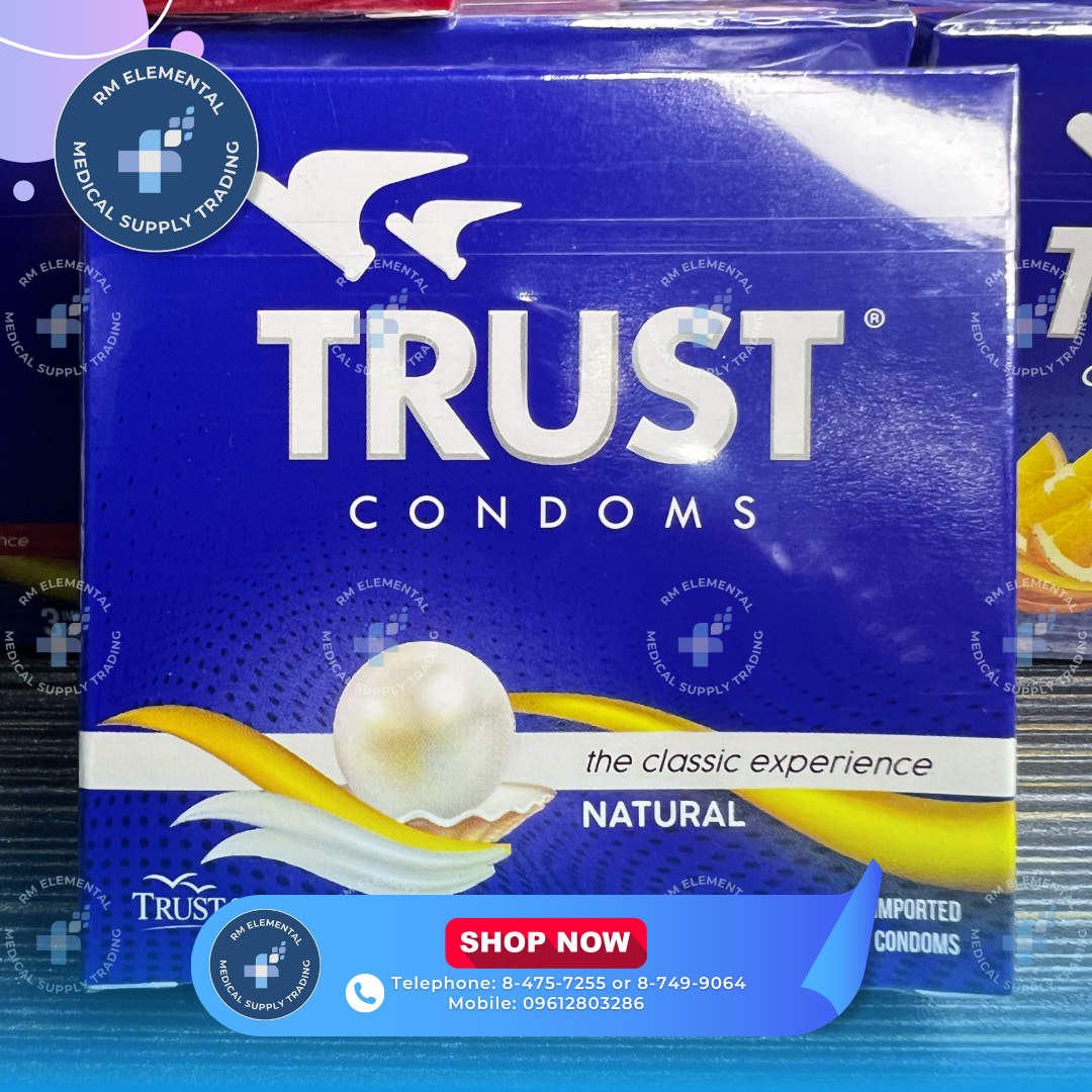 CONDOM TRUST/ PREMIERE ALL VARIANTS AND SCENTS AVAILABLE 3PCS PER PACK ...