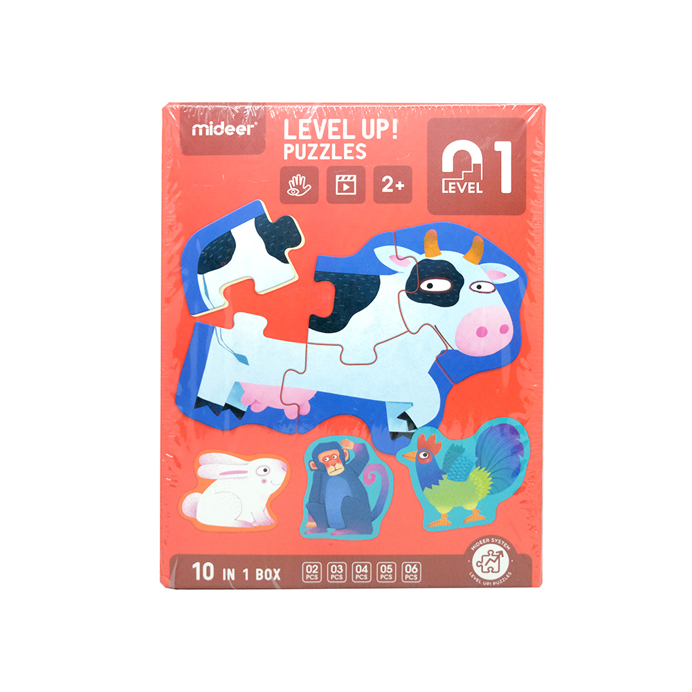 MiDeer Level Up Jigsaw Puzzles - Educational Stage Puzzles Easy to ...