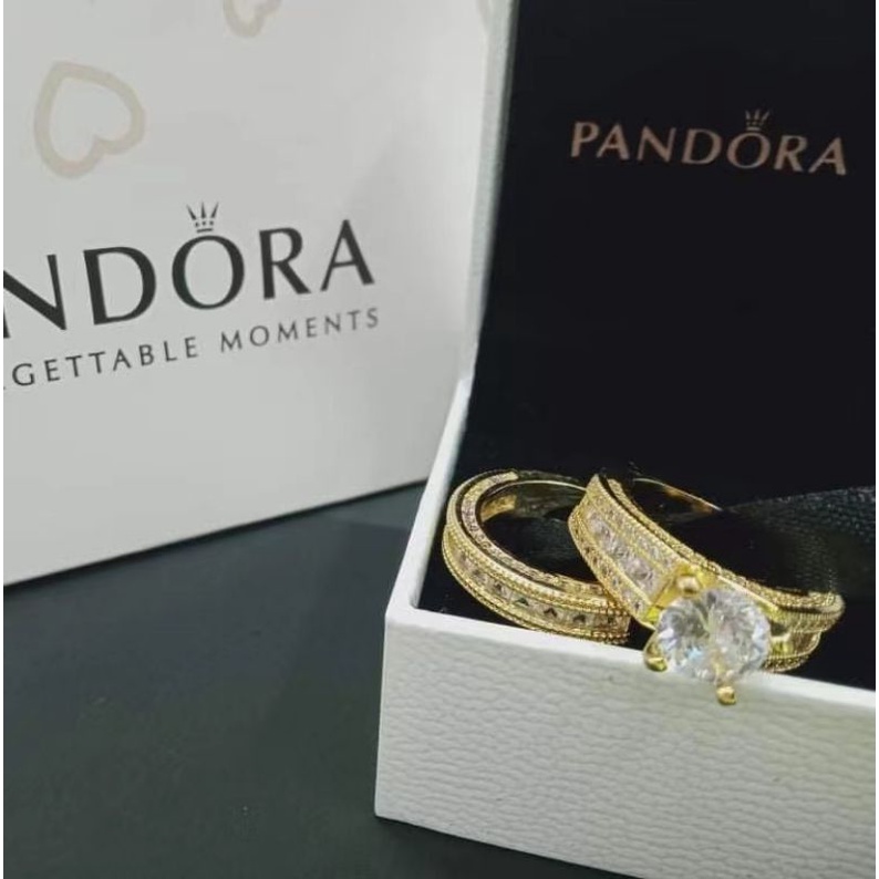 Pabrika direktang benta pandora Ring with box | Lazada PH