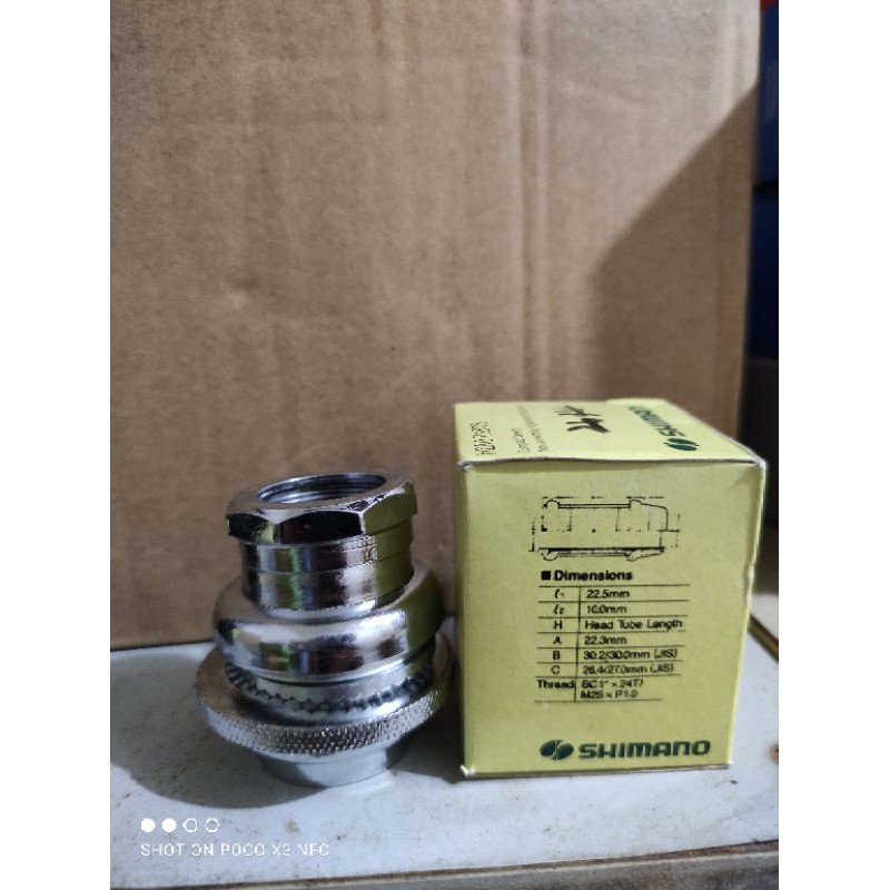 Shimano Headset Headparts Standard Black/White threaded | Lazada PH