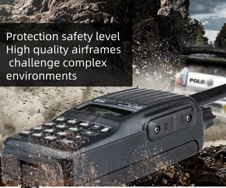 【Free Headphones】Original ICOM IC-V80E Walkie Talkie high-power ...