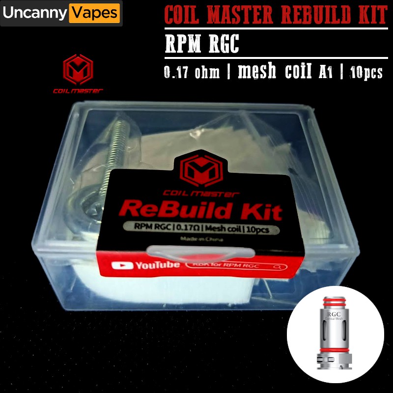 RPM RGC 0.17 ohm Coil Master RBK Rebuild Kit for RPM DIY(10pcs ...