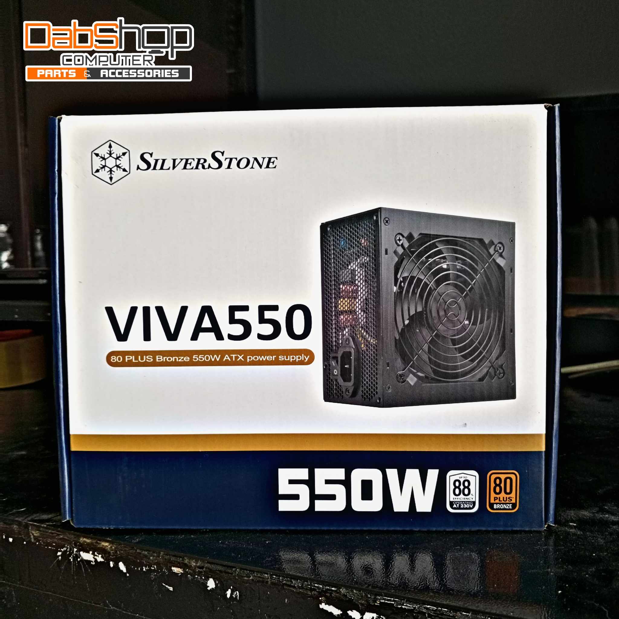 SILVERSTONE VIVA 550W 80+ BRONZE (SST-VA550-B) APFC NON MODULAR PSU ...