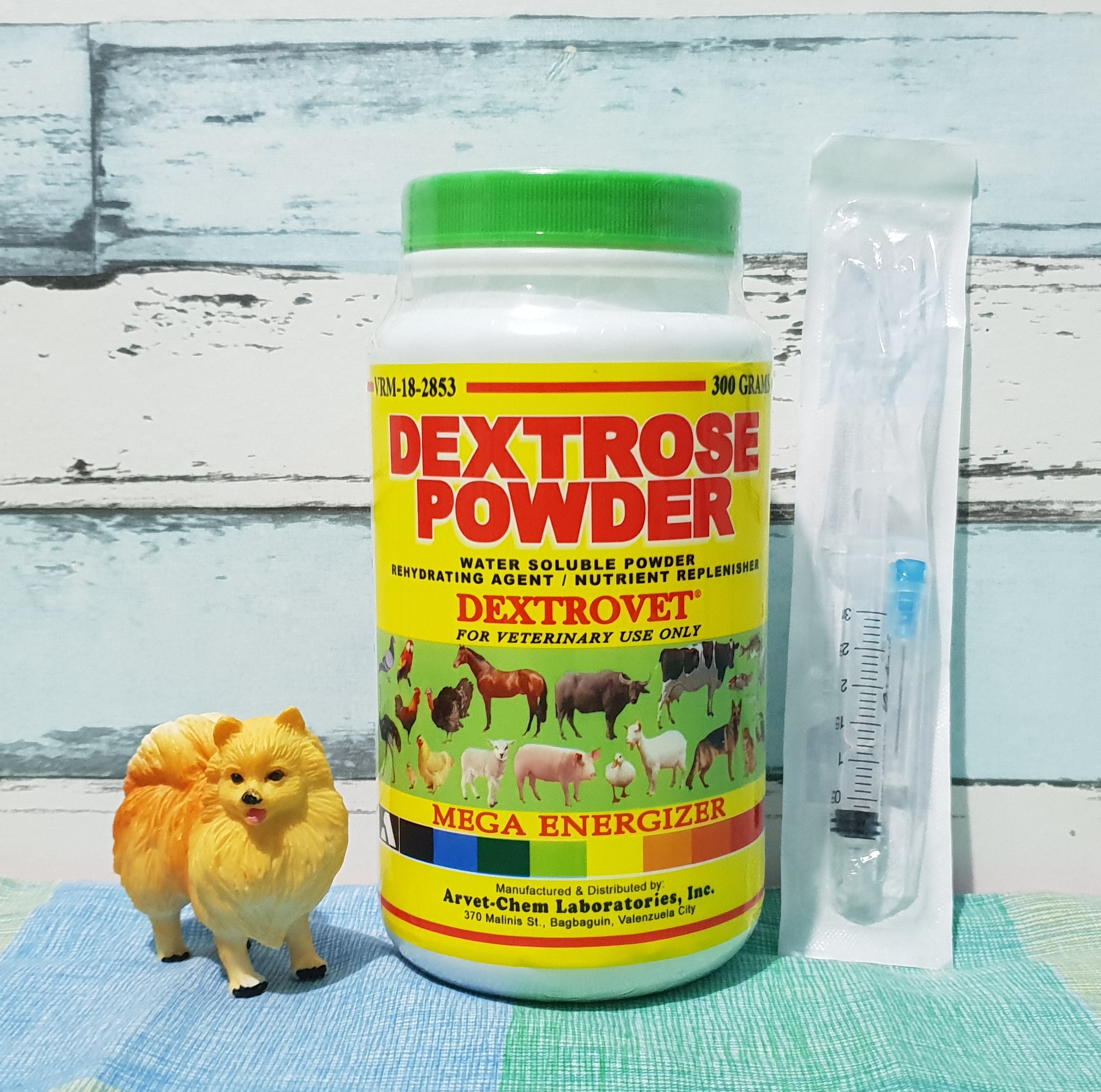 Dextrovet Dextrose Powder Mega-Energizer (300g) with 1 FREE SYRINGE ...