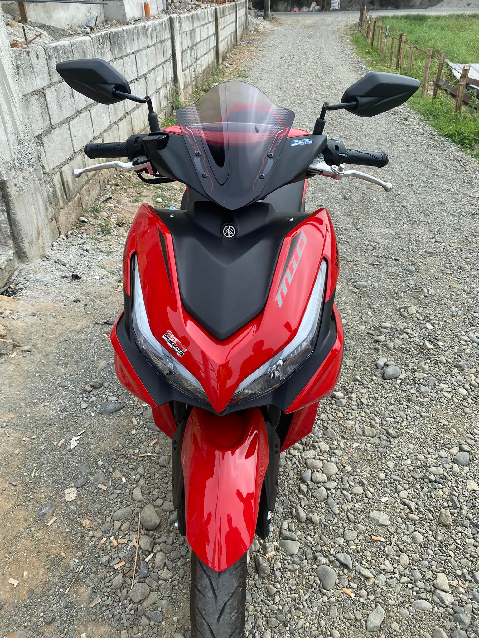 Yamaha Aerox Visor Windshield accessories Smoke Carbon Sectbill TGP ...