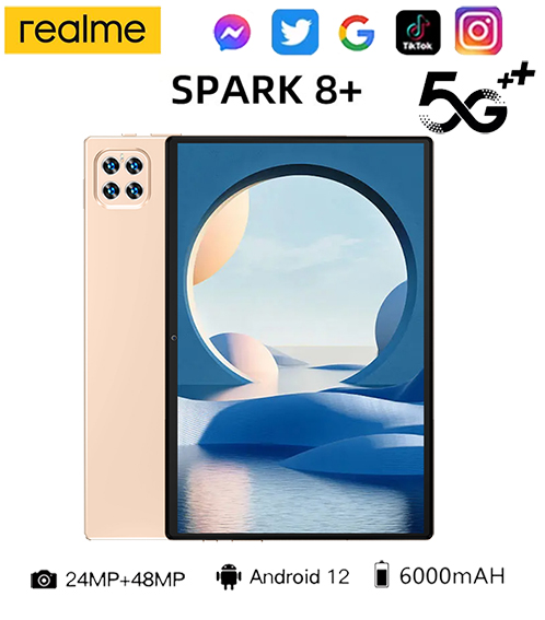 Realme Tablet Spark 8 12.0 Inch 8GB 128GB 4G/5G WIFI Android 12 Screen ...