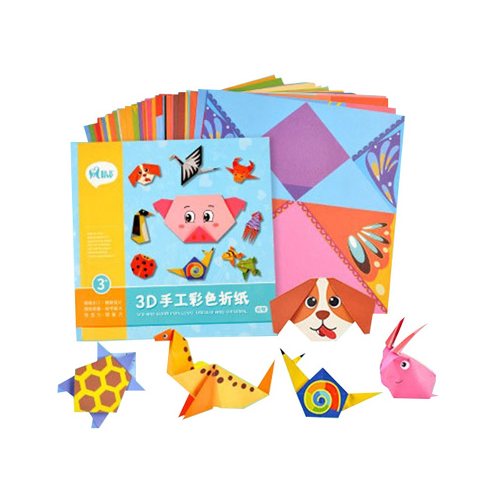 Colorful Origami Paper Set 54 Sheets Origami Paper 27 Vivid Pattern ...