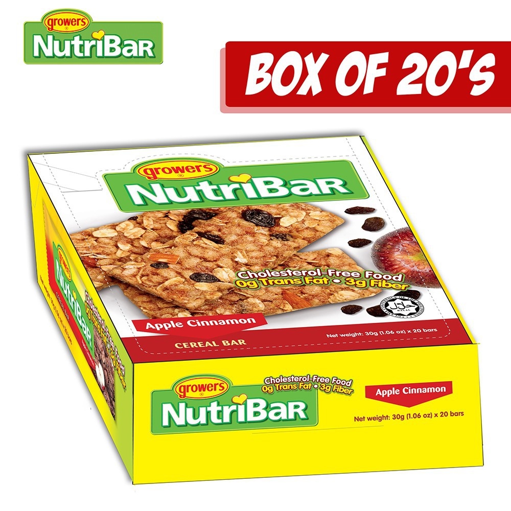 Growers NUTRIBAR Apple Cinnamon | Lazada PH