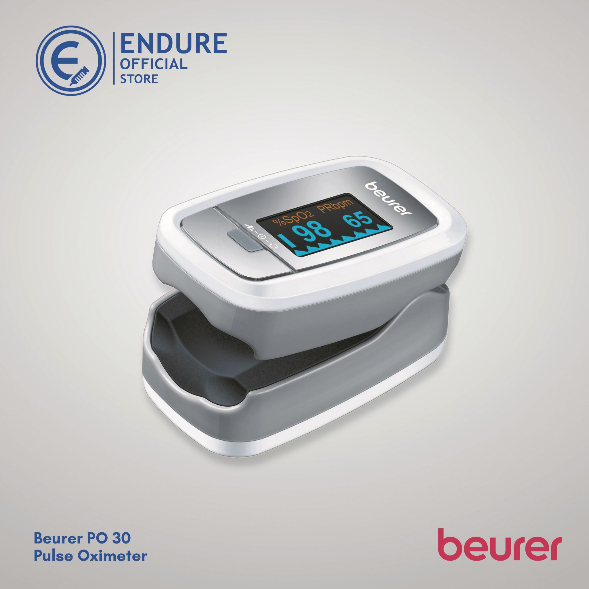 Beurer PO 30 Pulse Oximeter (Handy pulse oximeter for measuring oxygen ...