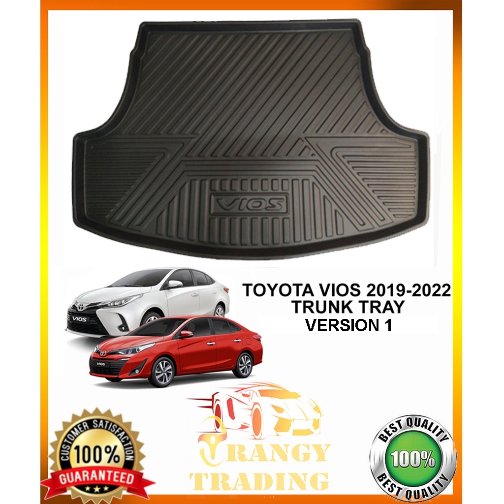 Toyota Vios 2019 to 2023 PRIME OEM Cargo Trunk Tray 2 VERSIONS PREMIUM ...