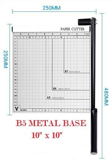 Polaris Metal Base Paper Cutter 10" by 10" (B5) | Lazada PH