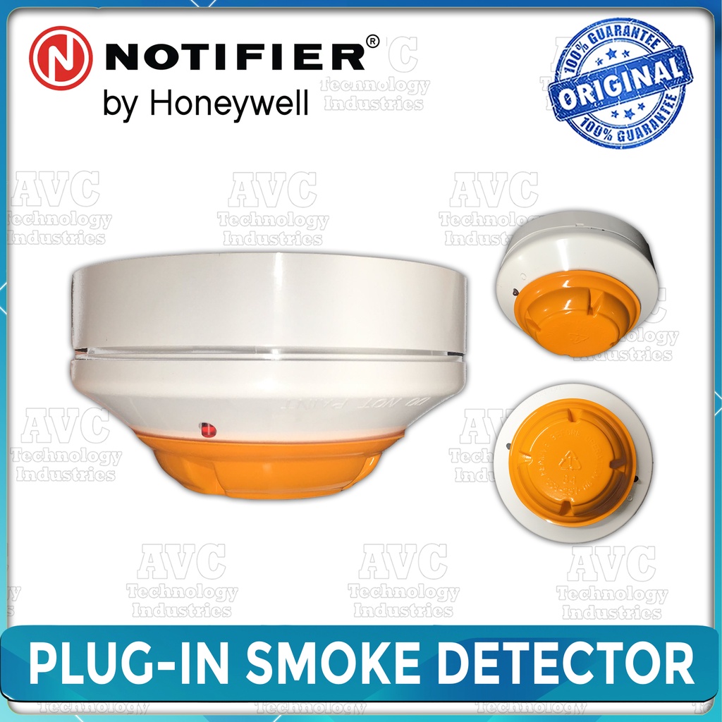 NOTIFIER Low Profile Photoelectronic Plug-In Smoke Detector Addressable ...