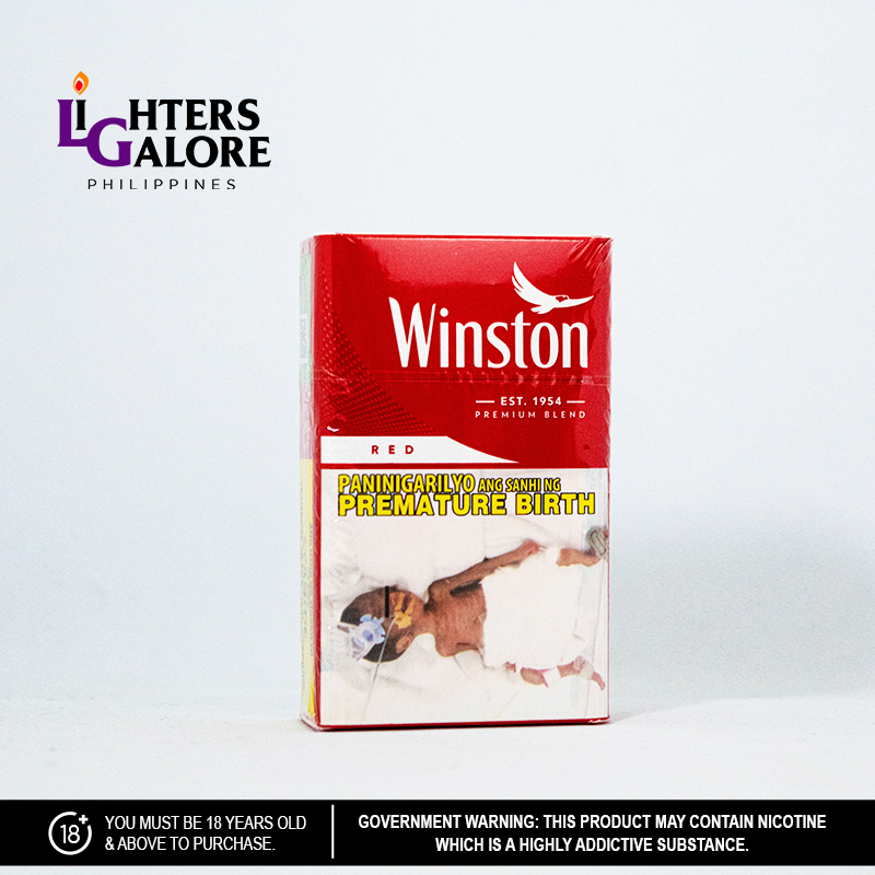Lighters Galore - WINSTON - RED (PACK) | Lazada PH