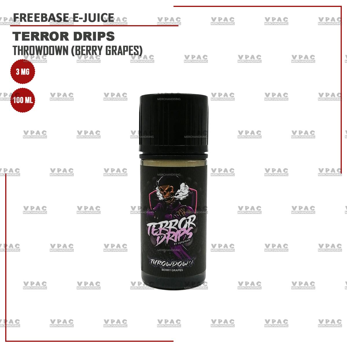 Terror Drips Thrown Down (Berry Grapes) 100ML 3MG | Lazada PH