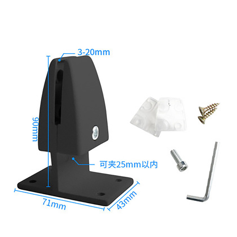 Office Desk Divider Bracket Clamp Screen Partition Clip Table Shield ...