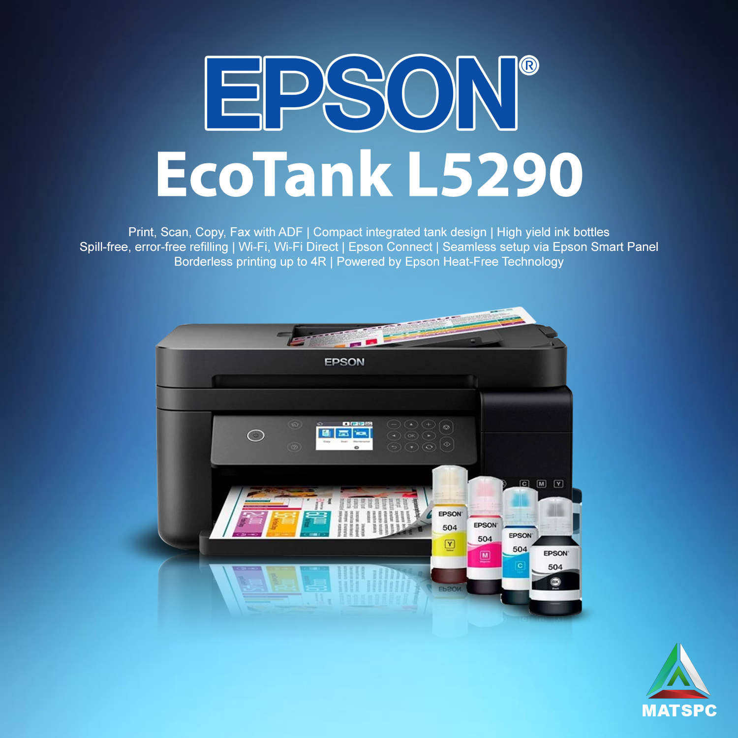 CANON AND EPSON 3in1 & 4in1 With Wi-fi Printer with ink included ...