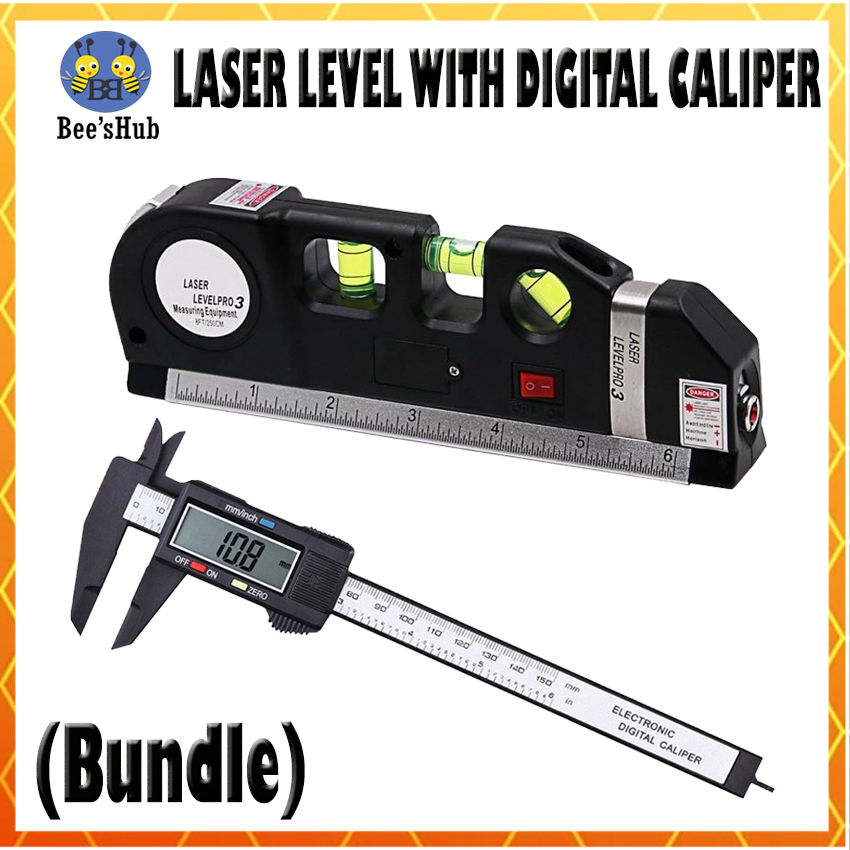 (BUNDLE) Electronic Digital Caliper 100mm/4inch Mini Ruler Vernier ...