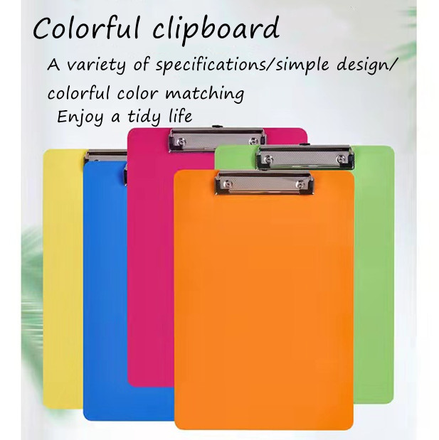 Flexible Solid Transparent Color Long Plastic Clipboard /Folder FC ...
