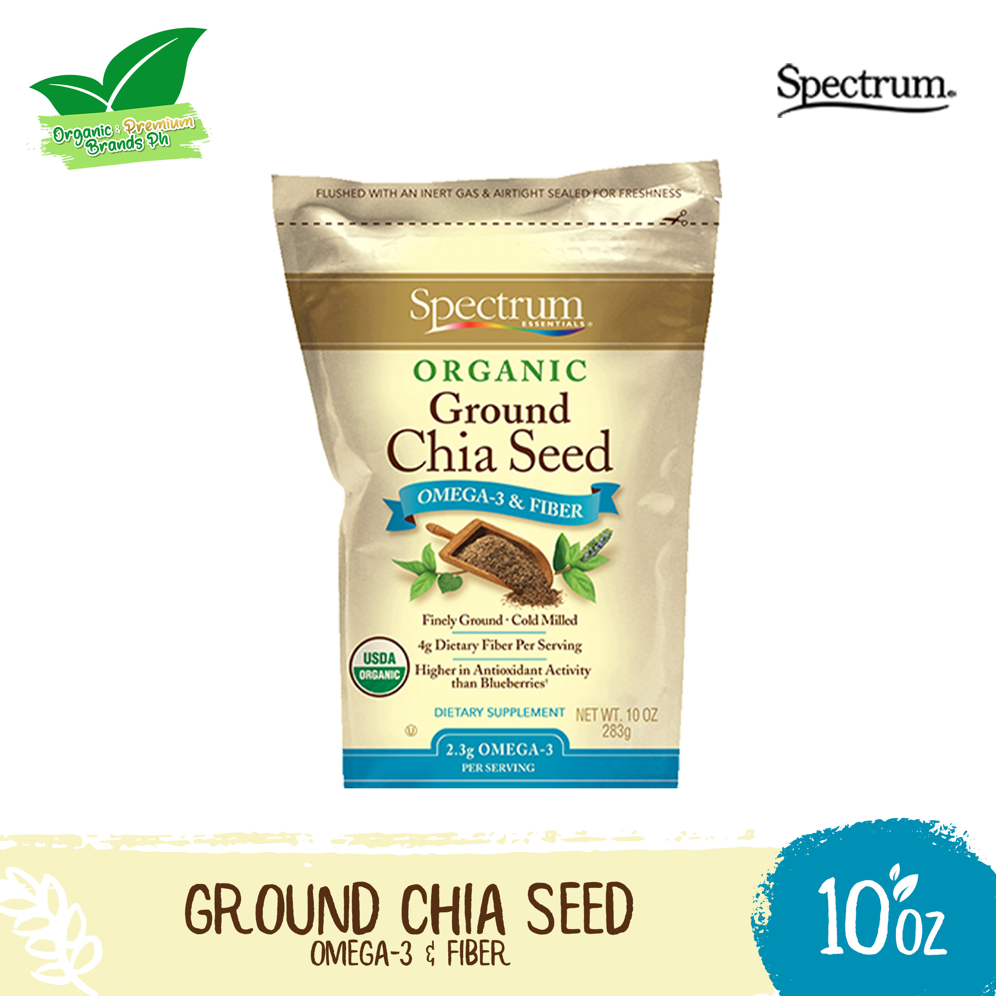 SPECTRUM Ground Chia Seed (Organic)10oz | Lazada PH