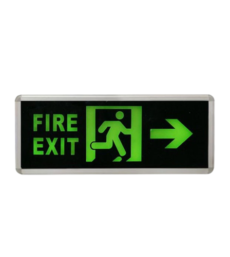 Double Face Exit LED Light Signage Emergency Exit Light Sign Fire ...