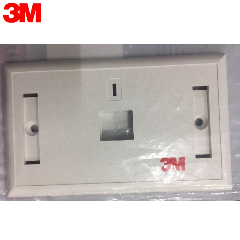 3M RJ-45 Volition U.S. Faceplate face plate panel single port 1-Port IO ...
