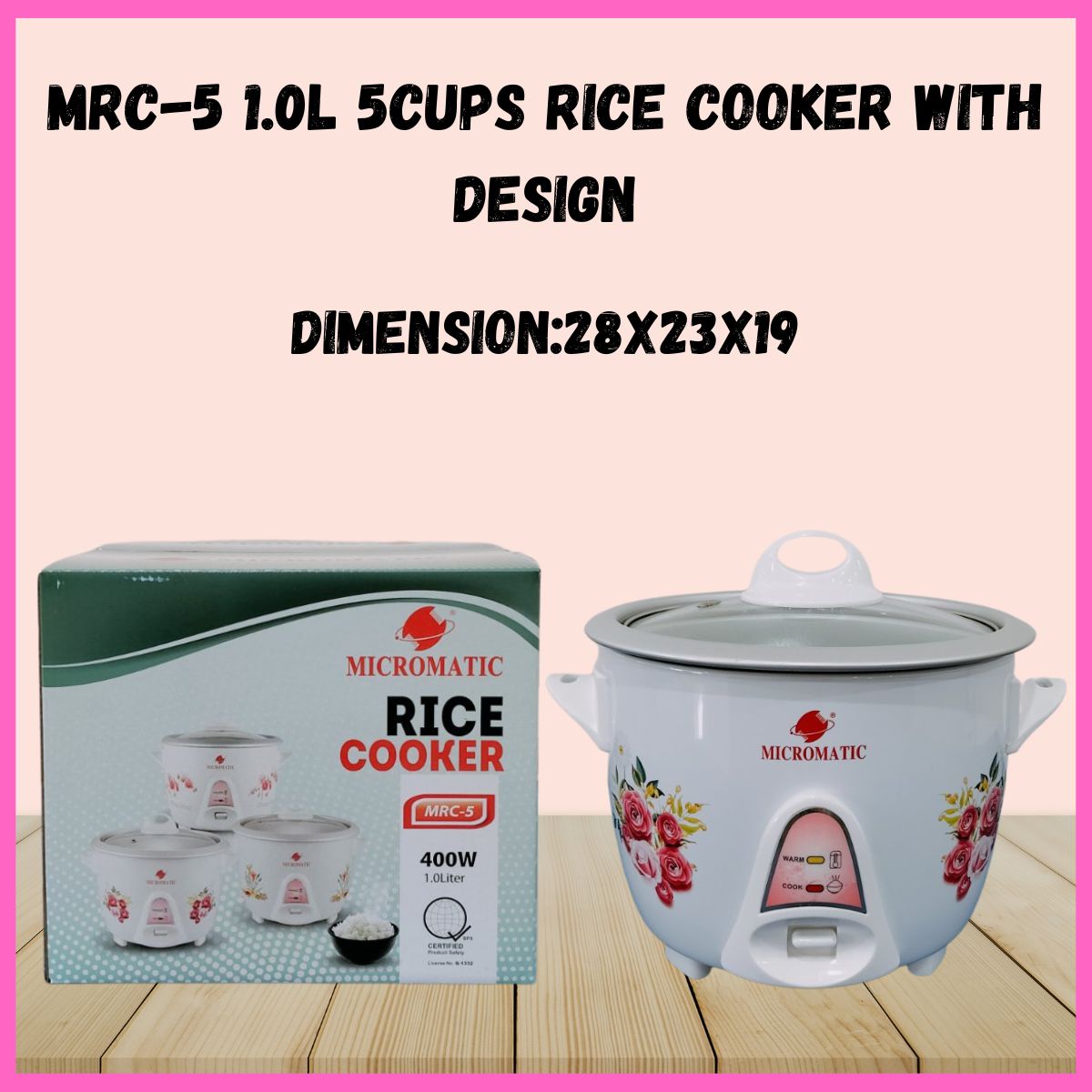 RICE COOKER 1 LITER/ RICE COOKER WITH CUP/ RICE COOKER WITH PADDLE ...