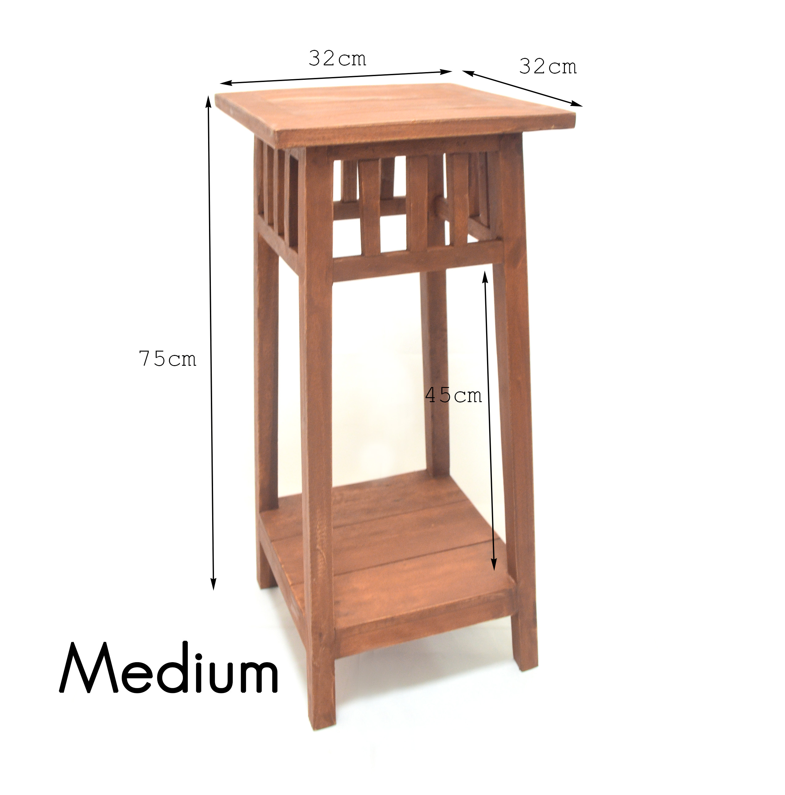 MEDIUM Wooden Plant Stands for Indoor Plants - Modern Plant Table for ...