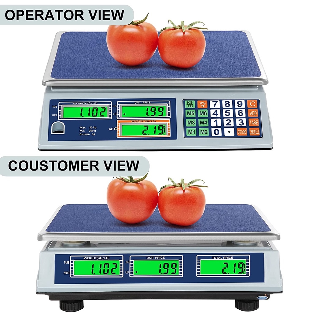 DIGITAL PRICE COMPUTING FRUIT ALE PD Scales 10 kilograms Scales for ...