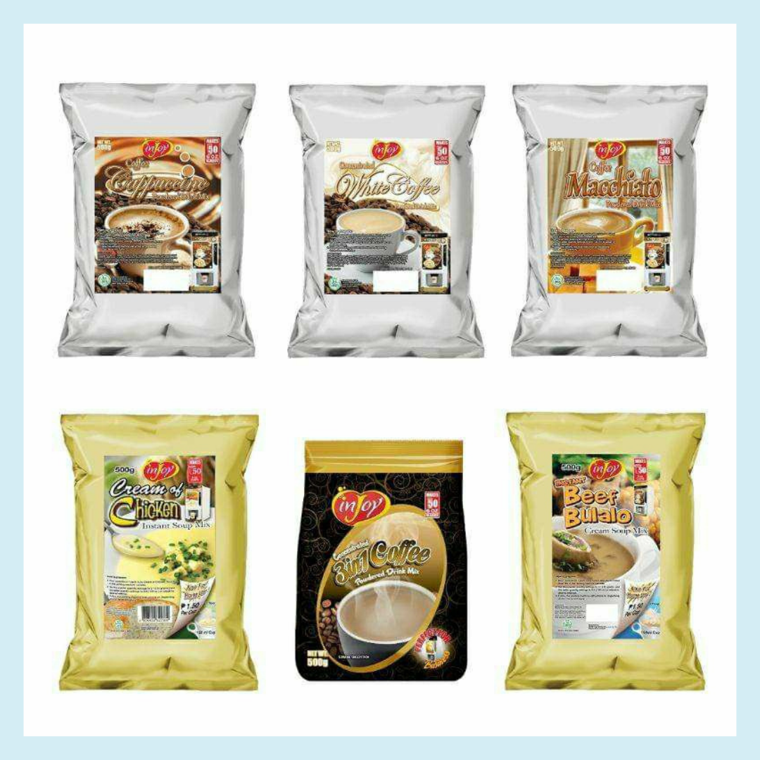 Injoy Vendo Coffee Hot Chocolate Cappucino 3in1 Instant Powder 500g ...