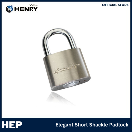 PADLOCK ELEGANT SHORT SHACKLE (40mm, 50mm) - HEP (HENRY) | Lazada PH