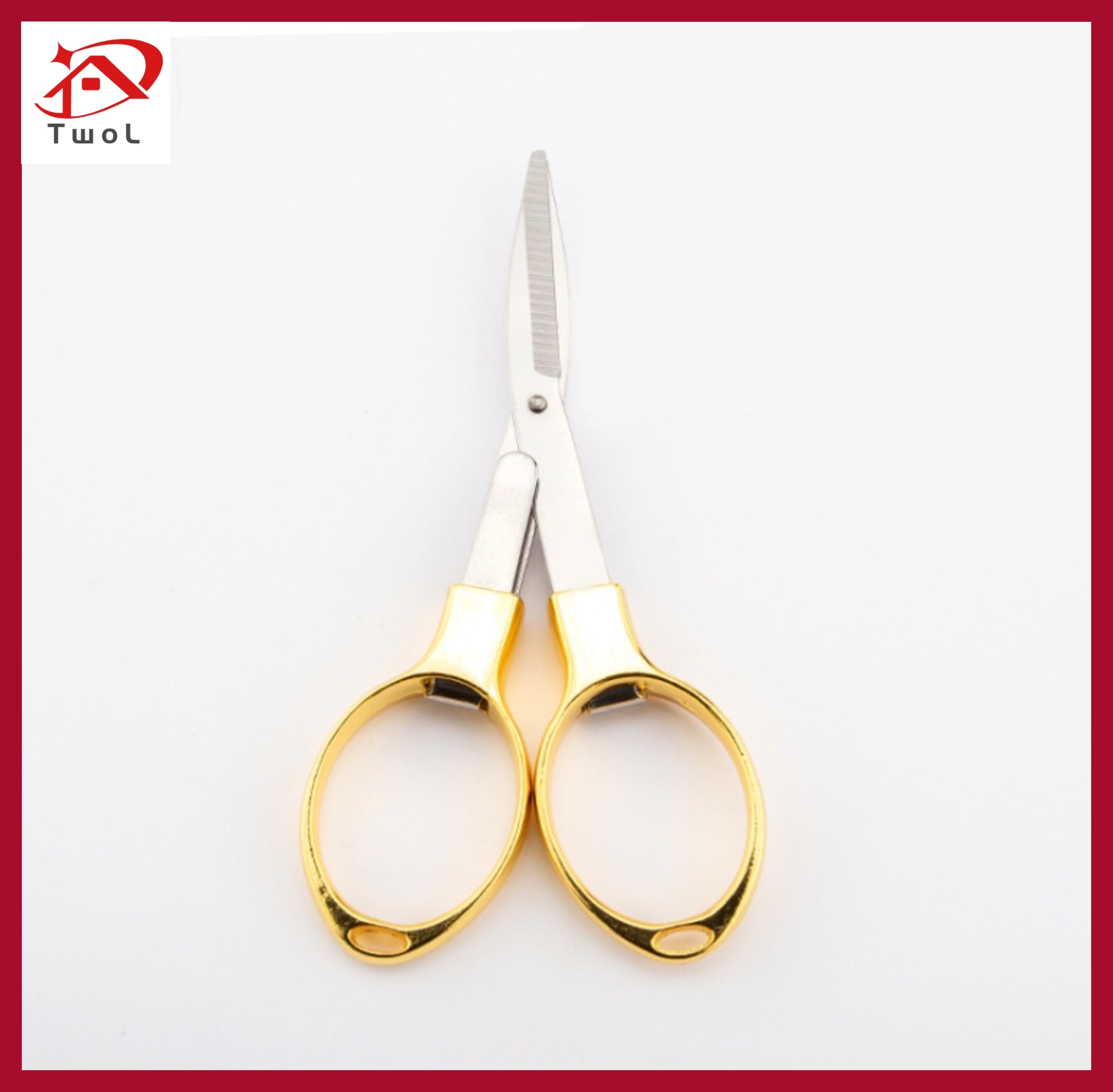 TwoL Portable Stainless Steel Folding Mini Foldable Metal Clippers ...