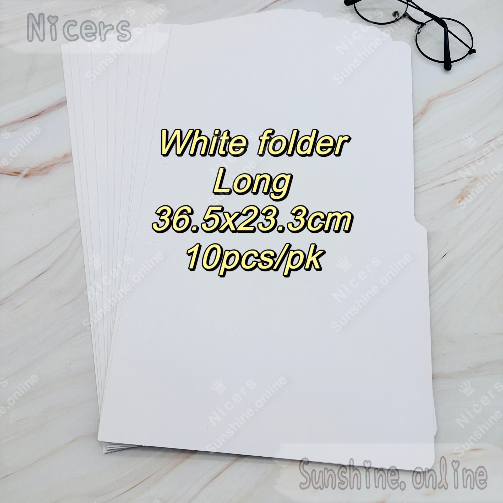10pcs Thick White Folder Kraft Folder 15pts Size Legal (Long) | Lazada PH