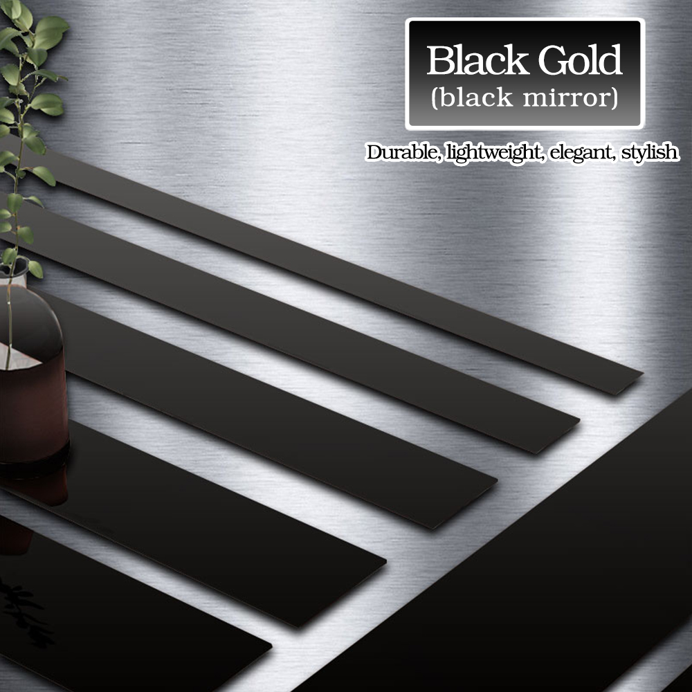 Self-adhesive metal decorative strip ,Stainless Steel 8k mirror surface ...